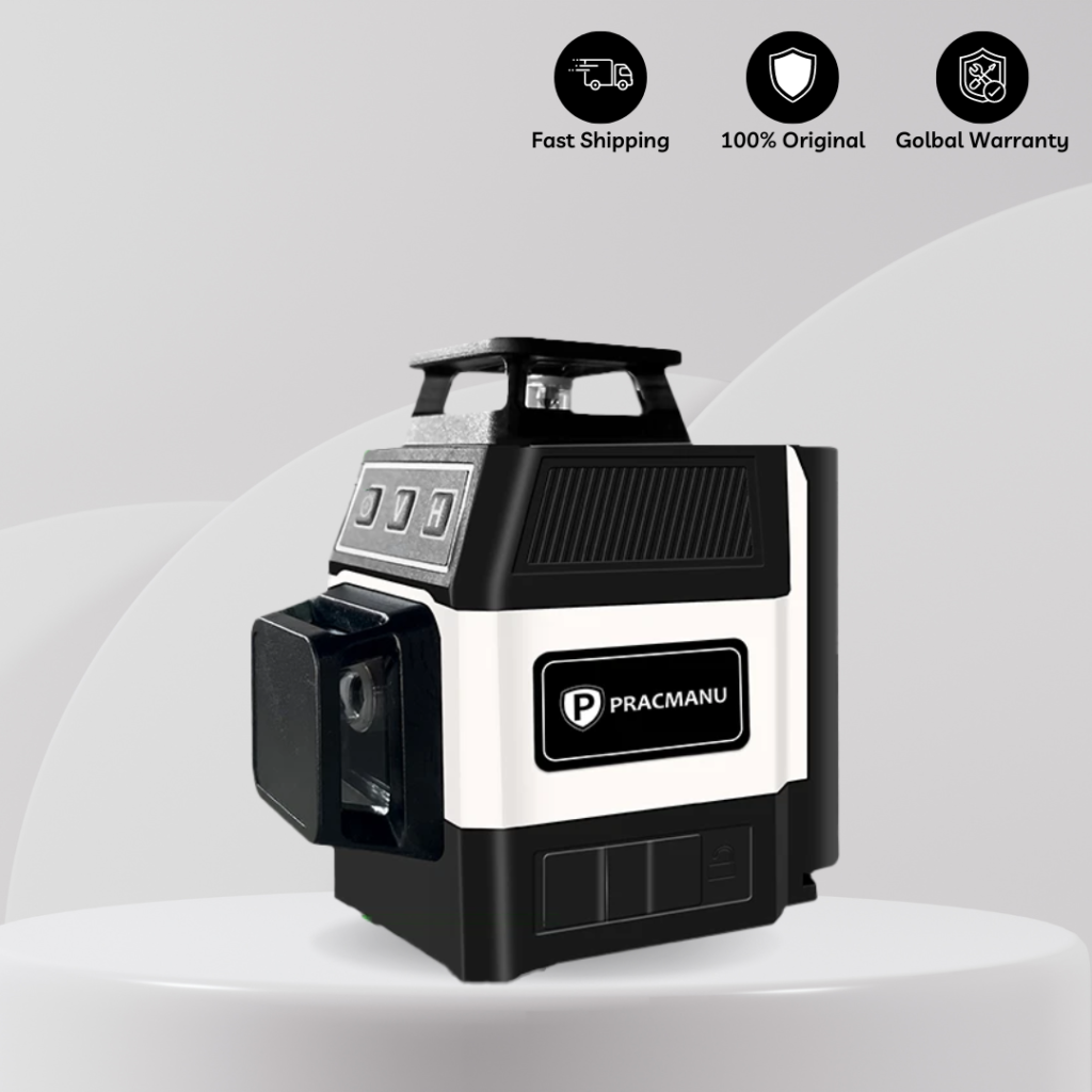 Pracmanu Mini 3D Laser Level – 12 Lines, 360° Green Beam – Pracmanu ...