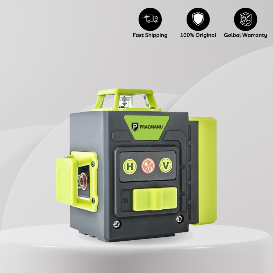 Pracmanu Mini 3D Laser Level – 12 Lines, Powerful Green Beam – Pracmanu ...